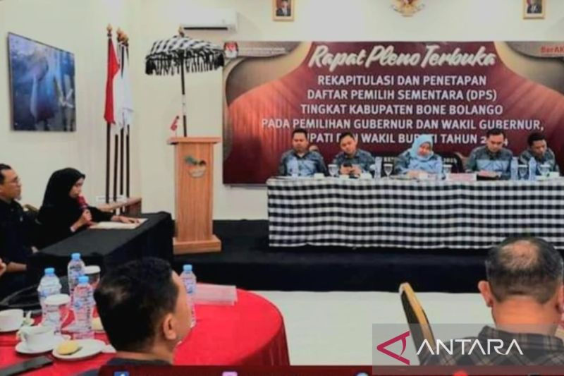 KPU Bone Bolango Tetapkan DPS Pemilih untuk Pilkada 2024 KPU Bone Bolango Tetapkan DPS Pemilih untuk Pilkada 2024
