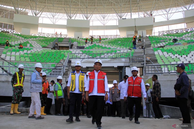 Pembangunan Stadion Utama Sport Center Sumut Hampir Rampung Pembangunan Stadion Utama Sport Center Sumut Hampir Rampung